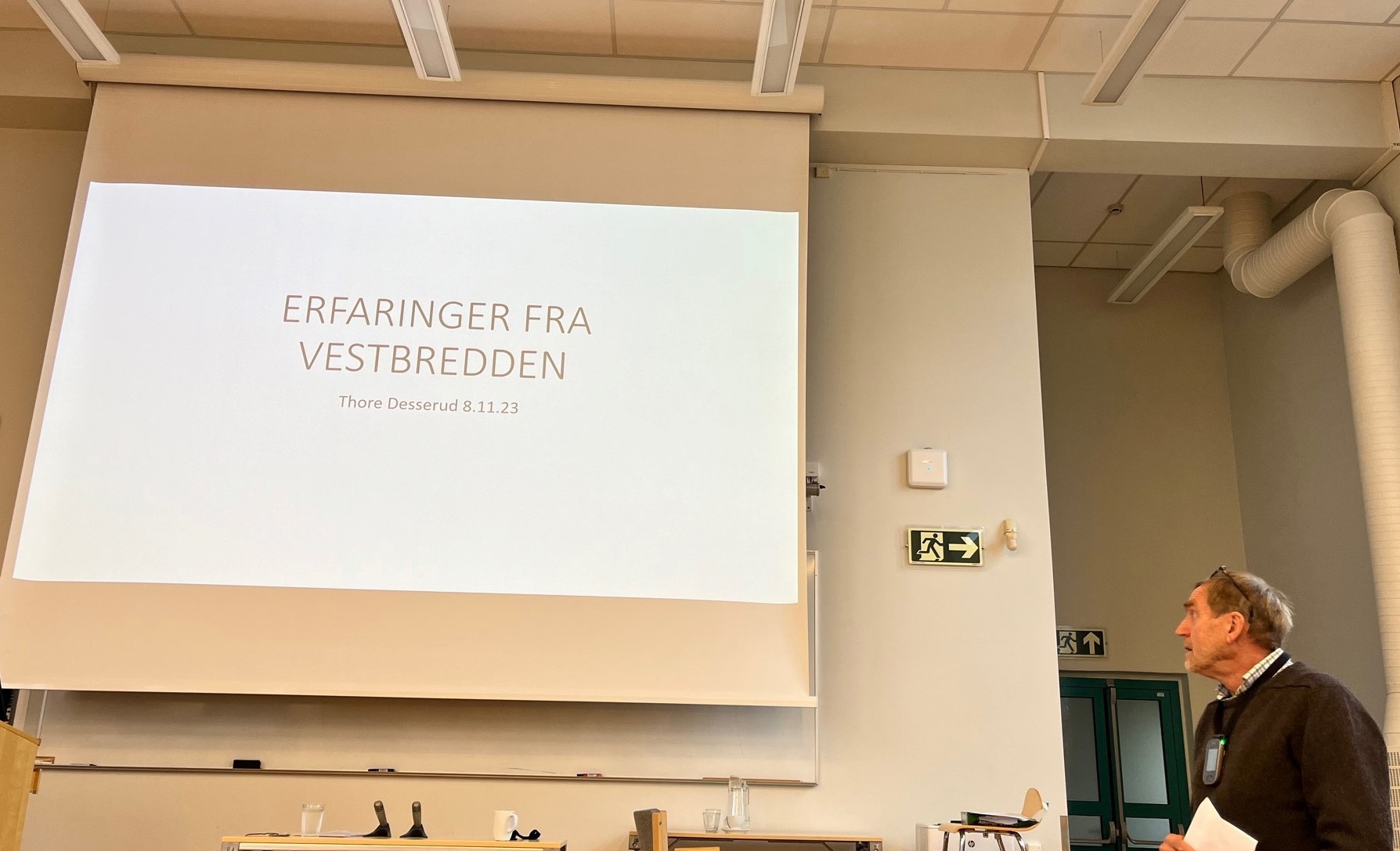 Erfaringer fra Vestbredden